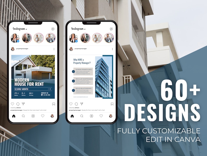 Property Management Instagram Post | Editable Property Business Social ...