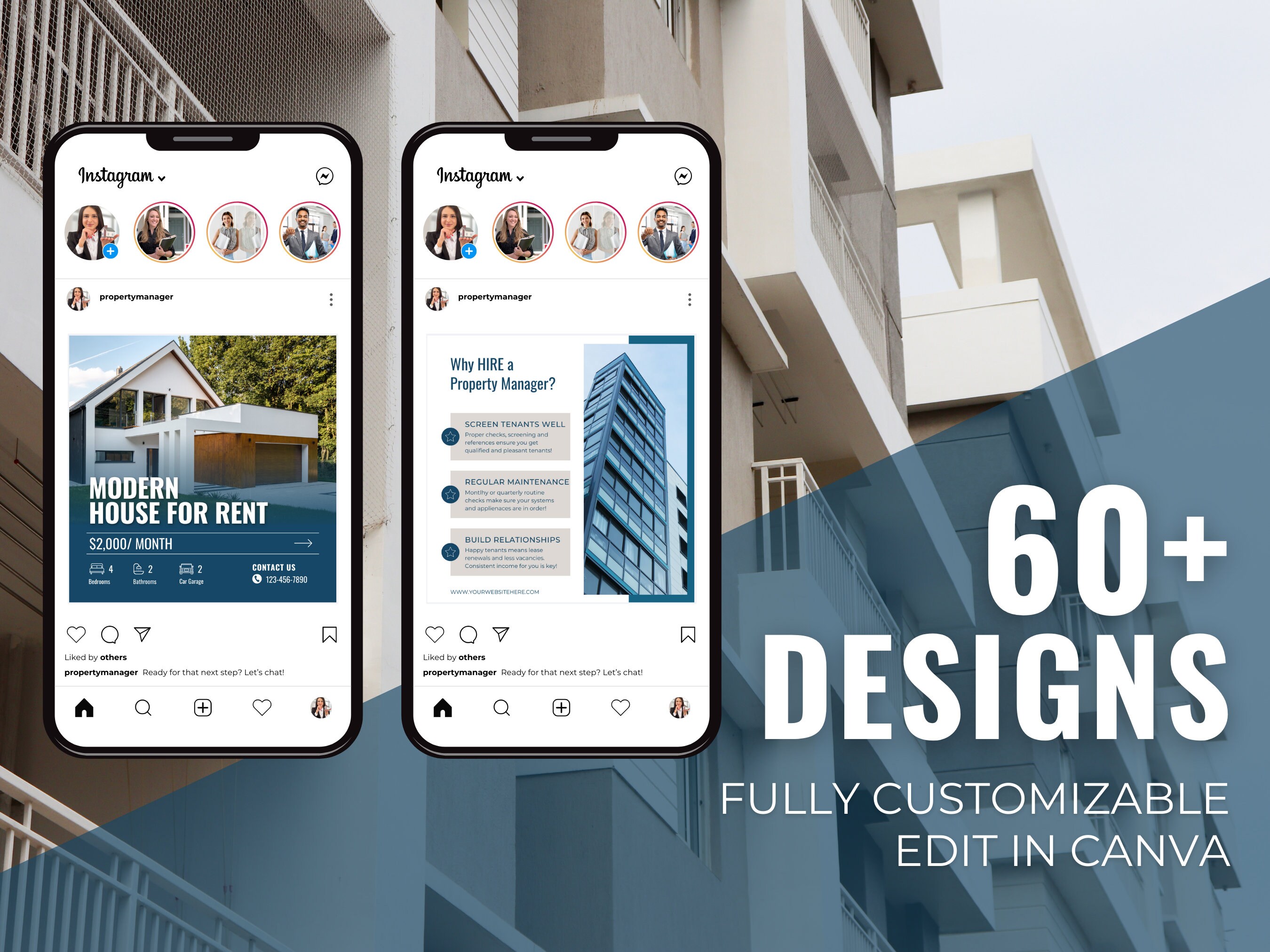 Property Management Instagram Post | Editable Property Business Social ...