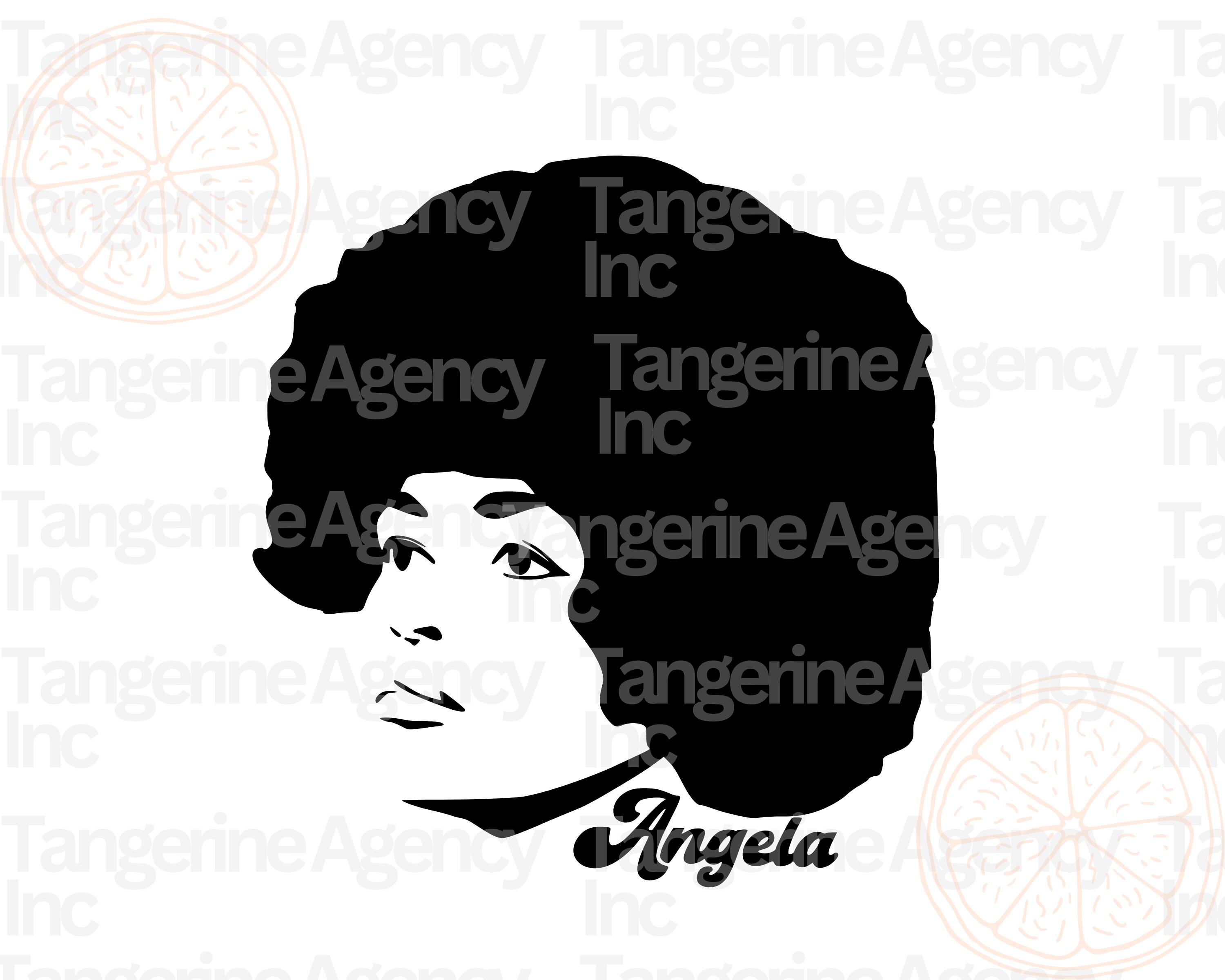 Angela Davis SVG PNG: Black History Month, Cricut (digital Download) - Etsy