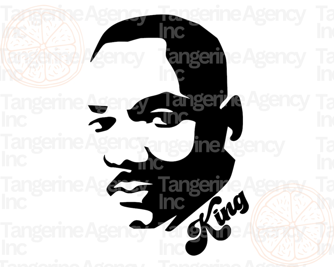 Martin Luther King SVG PNG, MLK Svg, Black History Month Svg ...