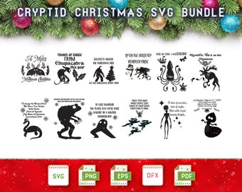 Weird Cryptids SVG Bundle / Cryptid Gifts SVG / Cut File / Cricut ...