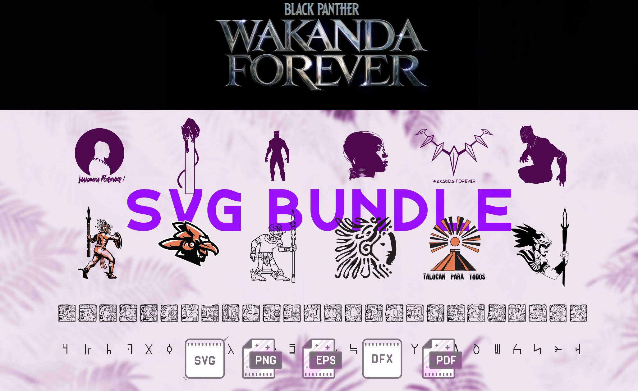 WAKANDA FOREVER/ Namor/ Talocan/ Svg, Black Panther Svg, Namor Svg ...