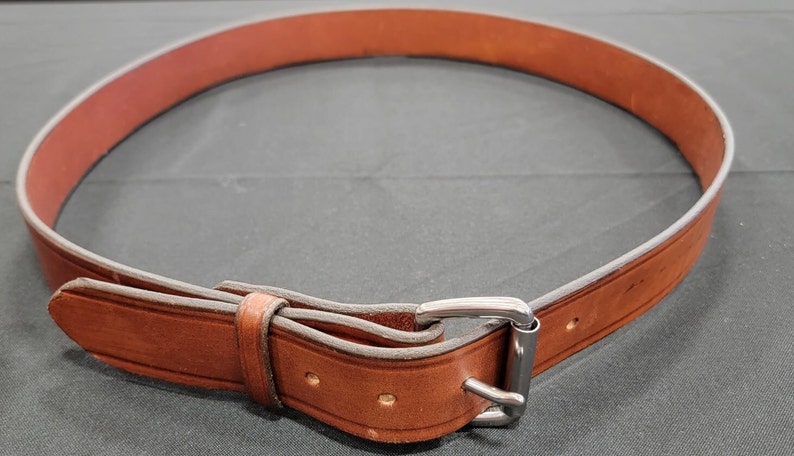 Amish Made Leather Belt - Etsy