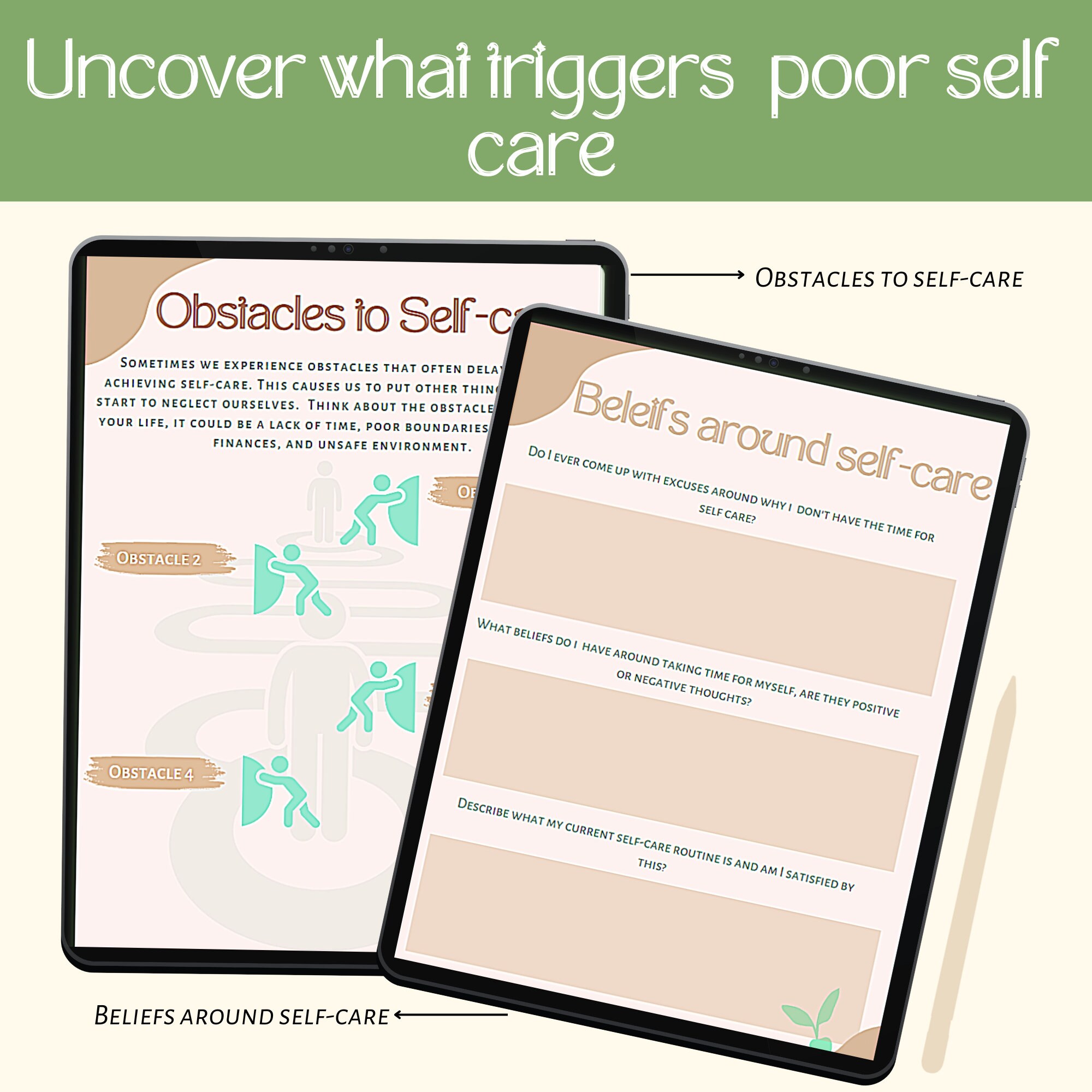Self Care Checklist Self-care Planner Selfcare Journal - Etsy