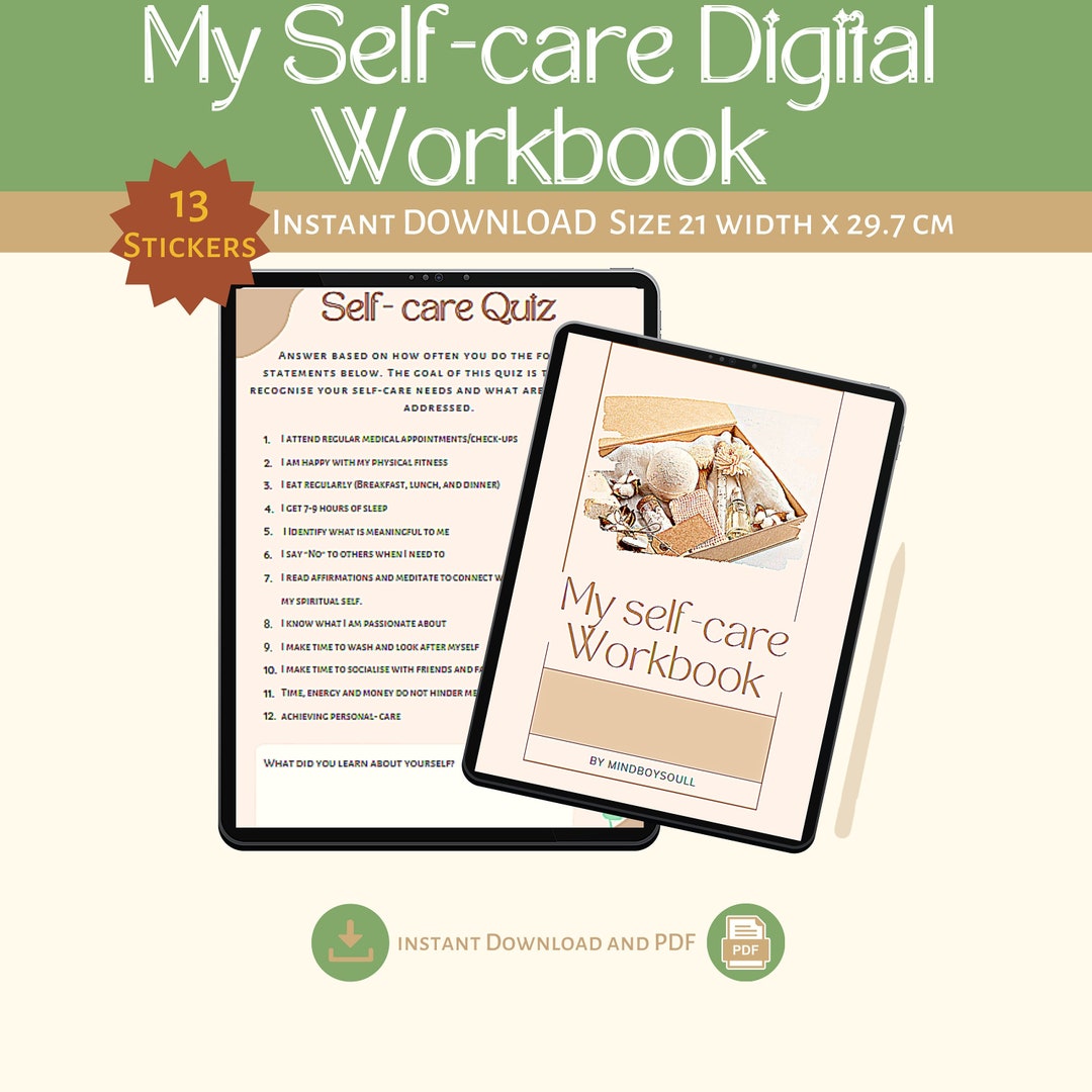 Self Care Planner for Personal Development Self Love Journal - Etsy