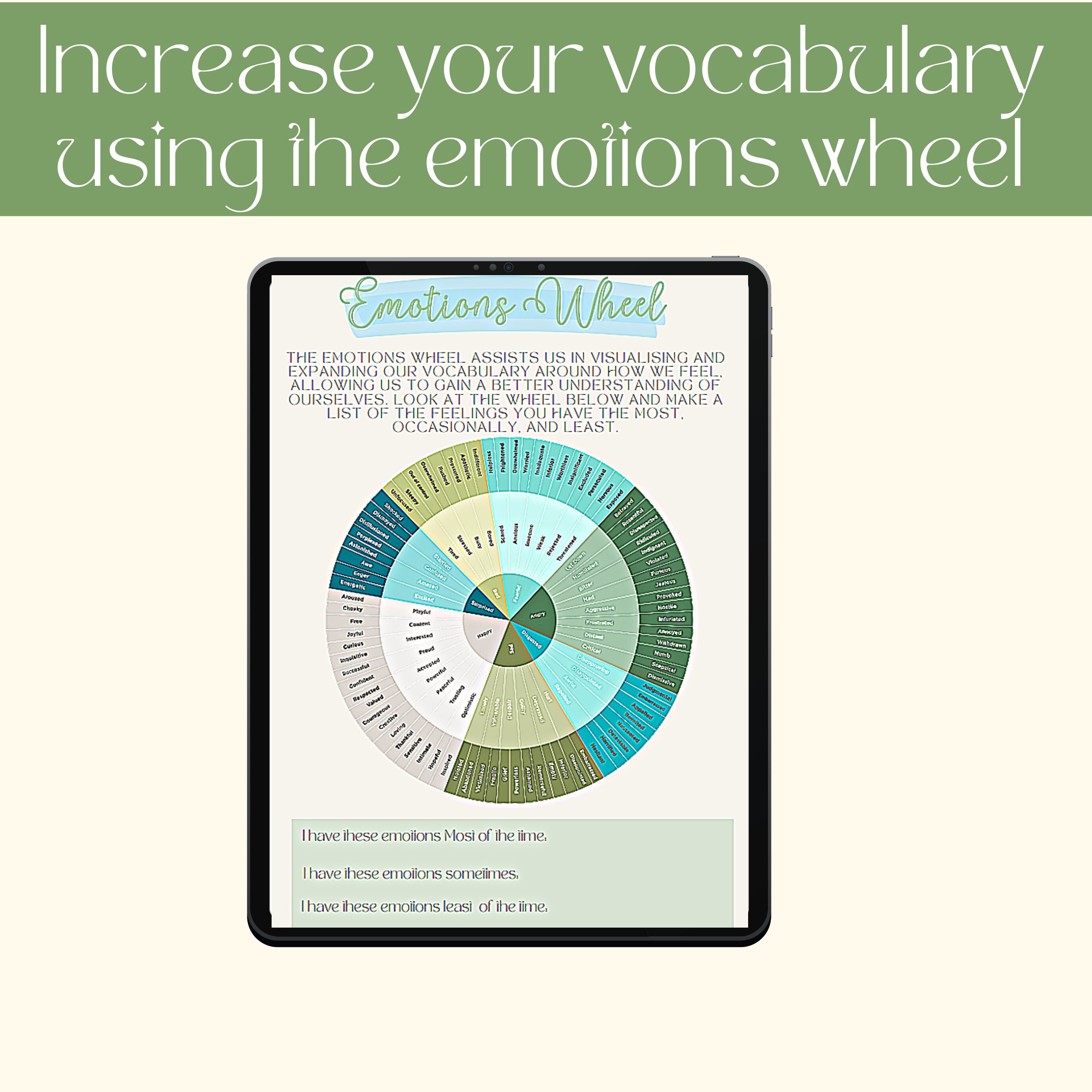 Daily Mood Tracker Printable, Printable Mood Track, Emotion Tracker ...