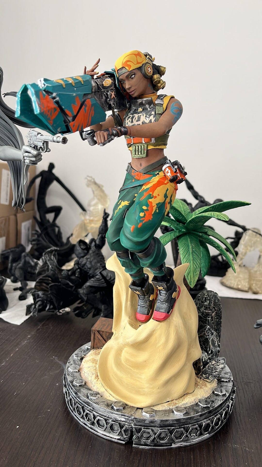 Raze Figure Hand Painted Valorant Perfect Valentine Gift - Etsy