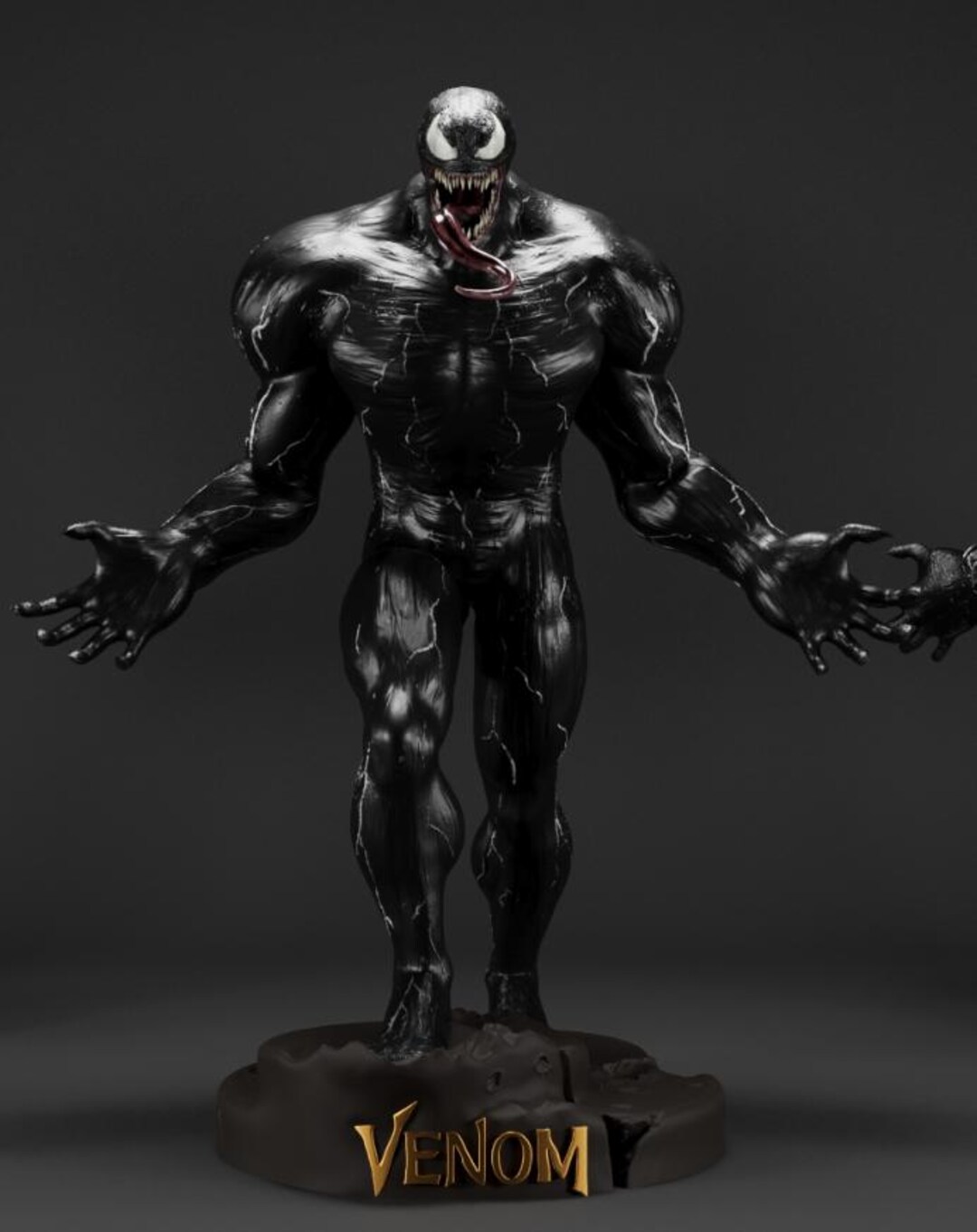 Venom - Marvel - Collectible Rare Model !!!!! 50CM Hand Painted ...