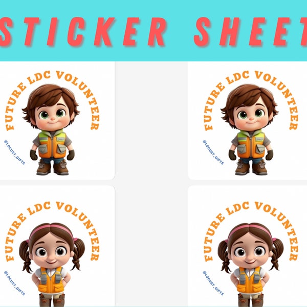 Ldc Stickers Jw - Etsy