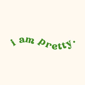 Desktop Wallpaper "i Am Pretty." - Etsy