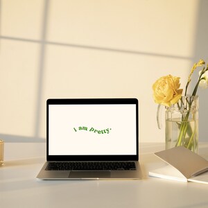 Desktop Wallpaper "i Am Pretty." - Etsy