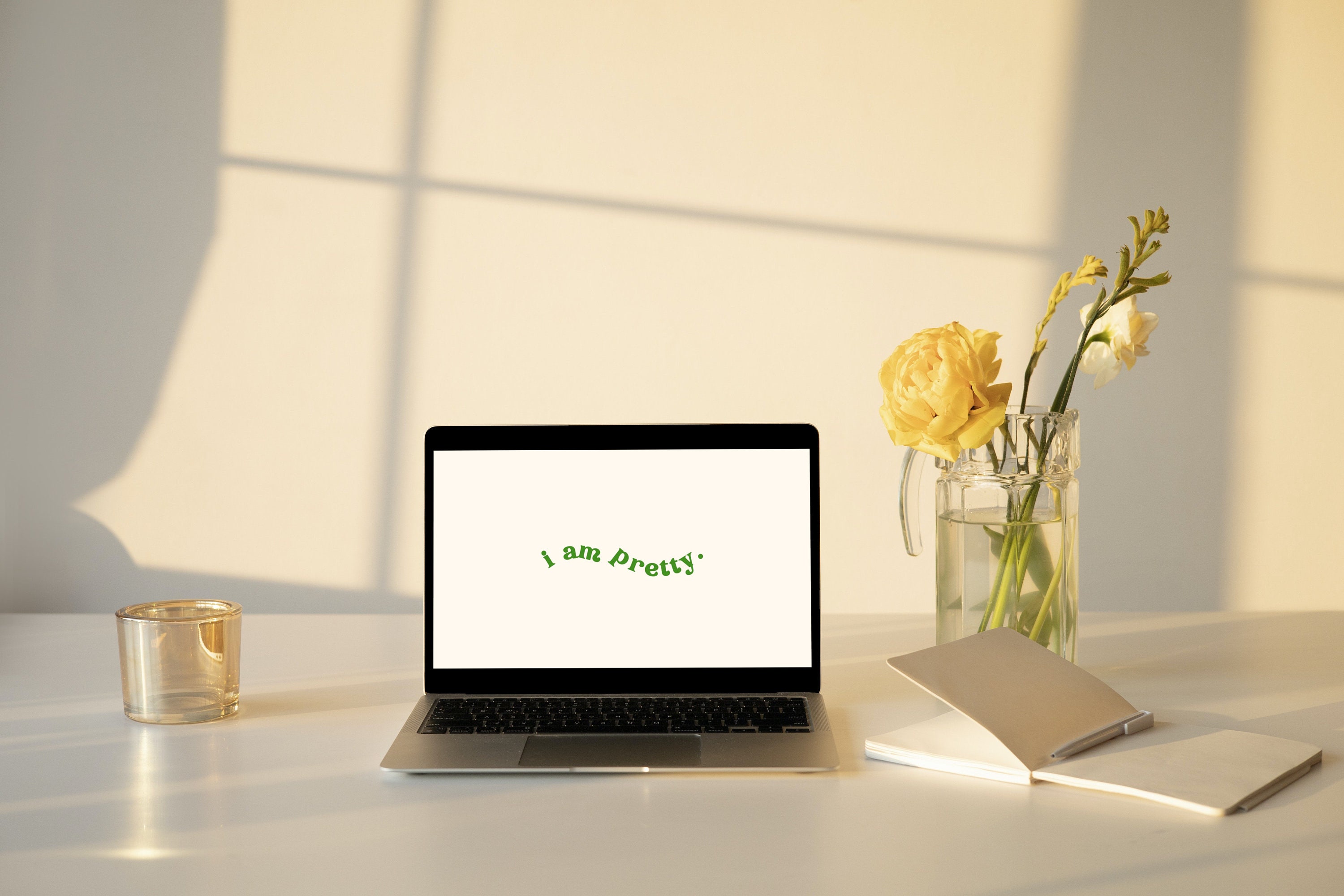 Desktop Wallpaper "i Am Pretty." - Etsy