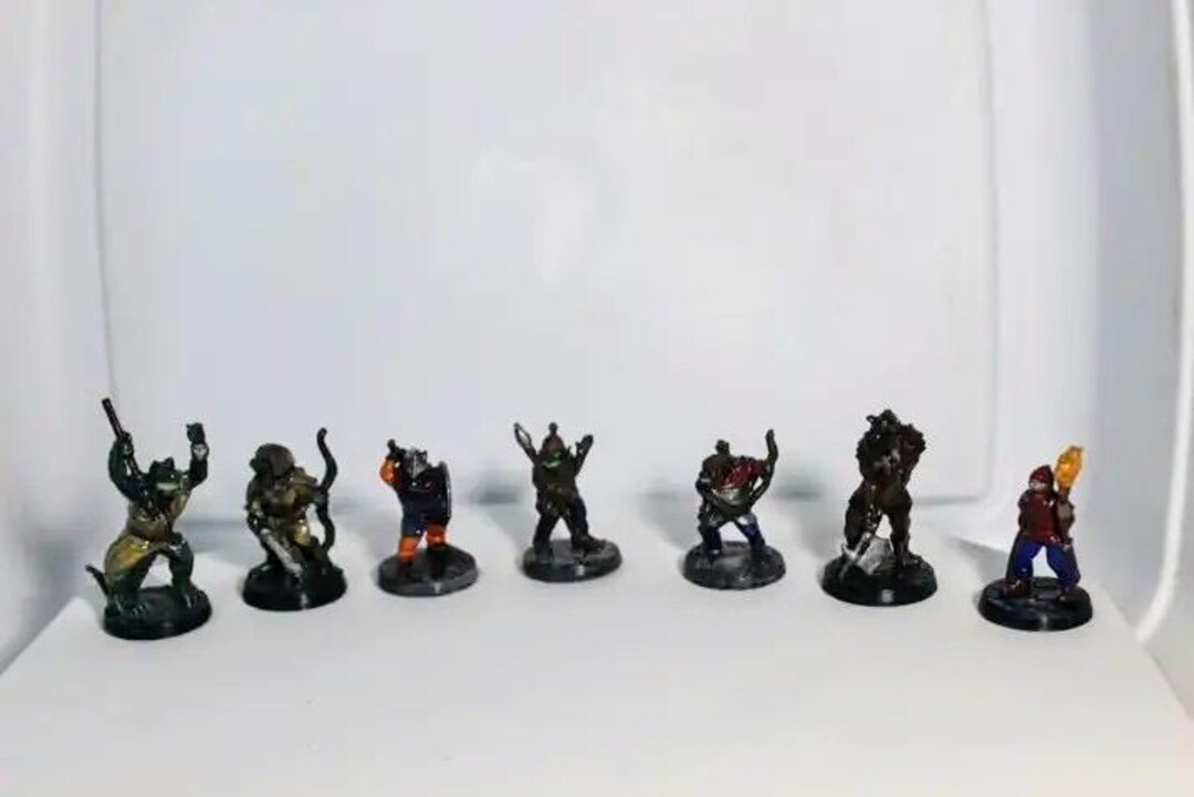 FDM 3D Printed D&d/patherfinder Miniatures - Etsy