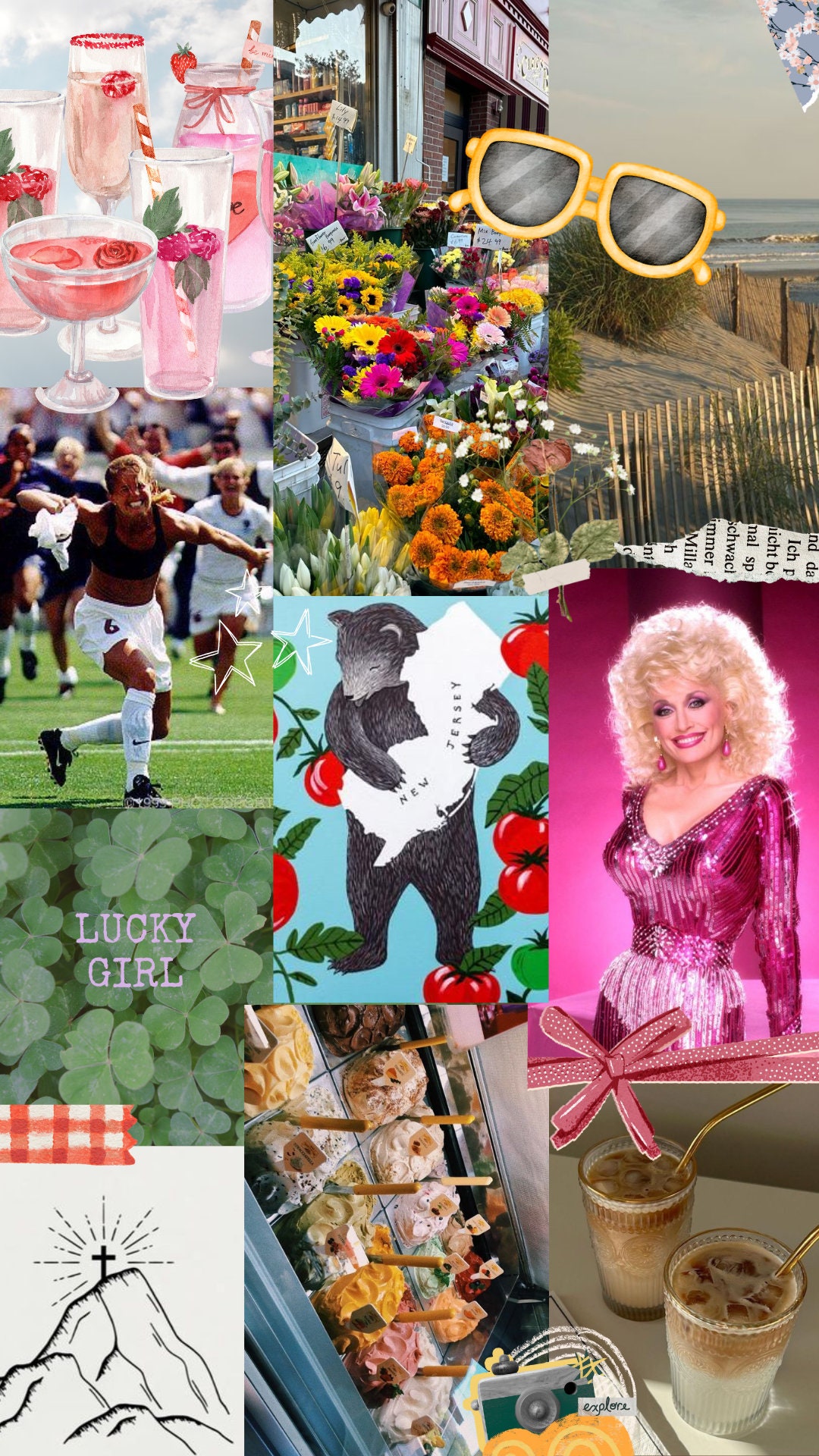 Custom Wallpaper Collage Mood Board Pinterest Background - Etsy