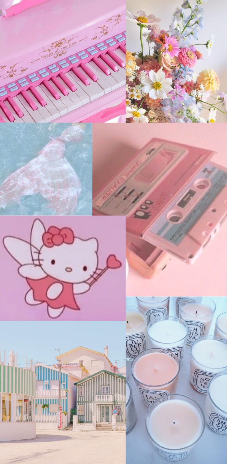 Custom Wallpaper Collage Mood Board Pinterest Background - Etsy