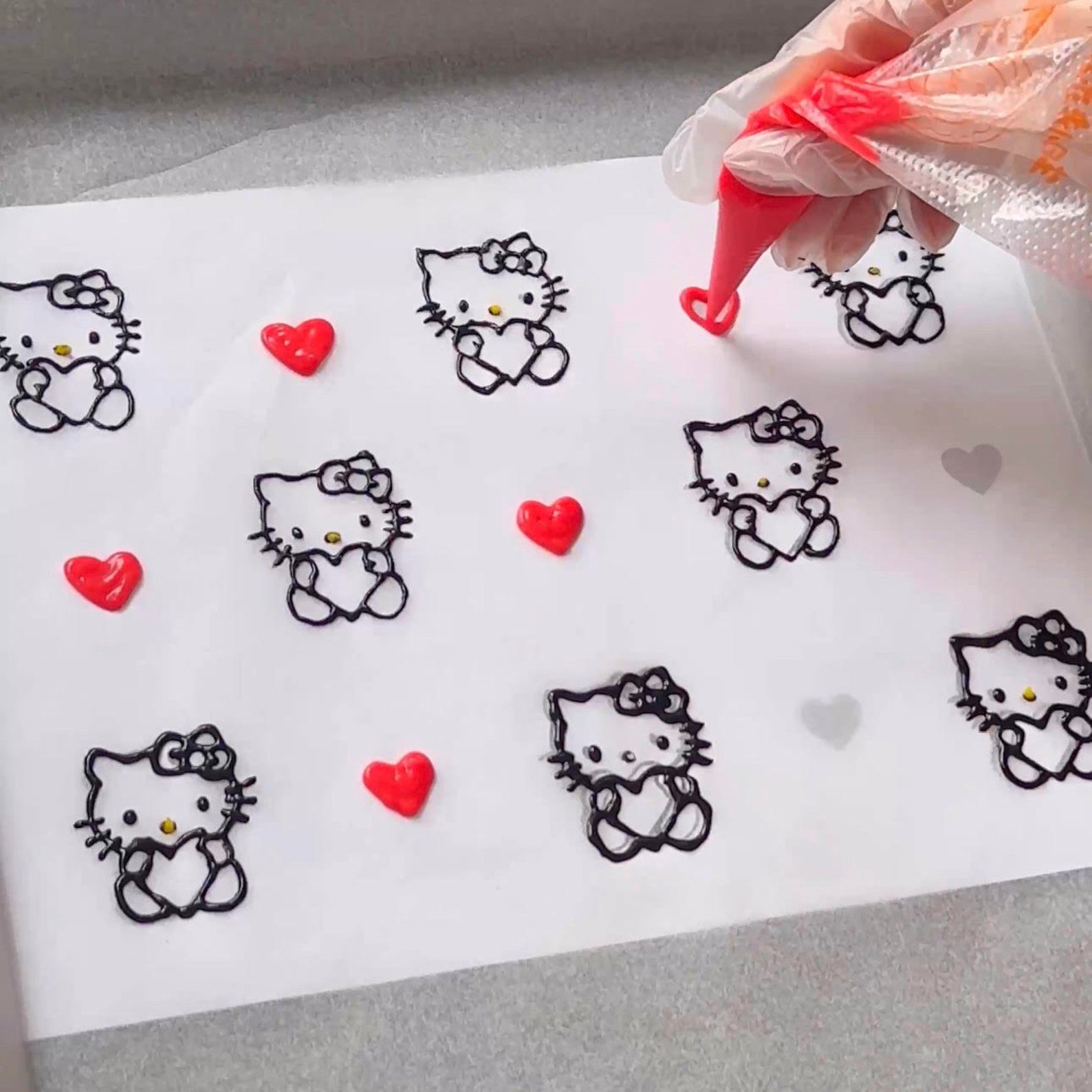 Valentine HK Digital Template for Swiss Roll Cakes - Etsy