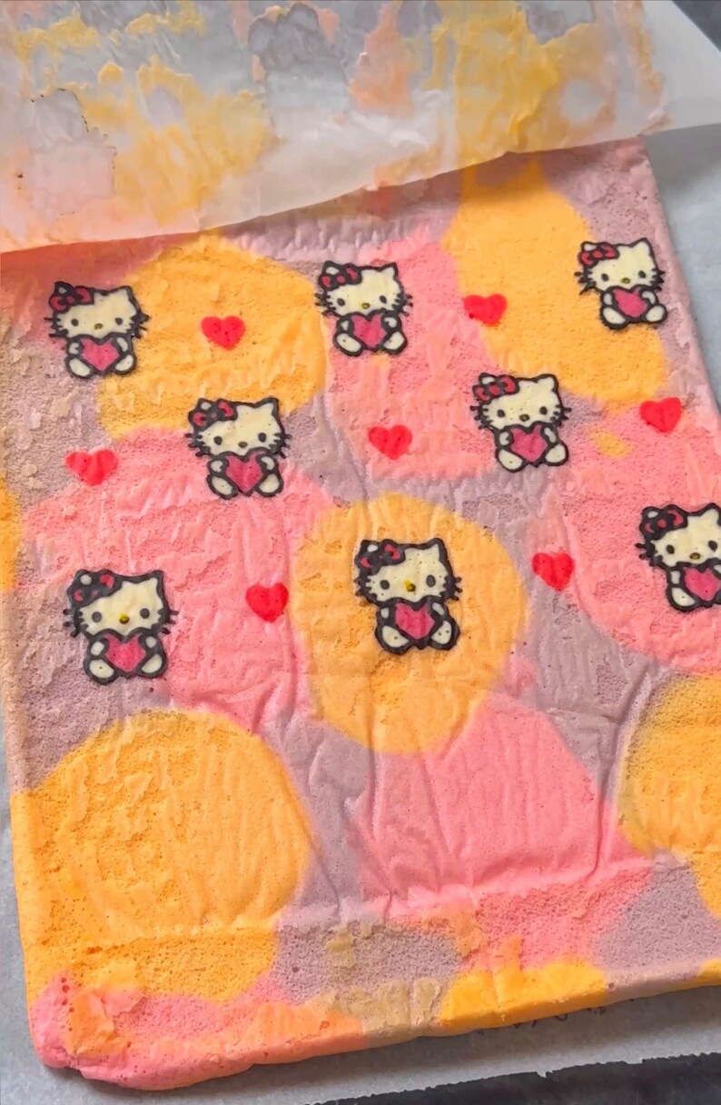 Valentine HK Digital Template for Swiss Roll Cakes - Etsy