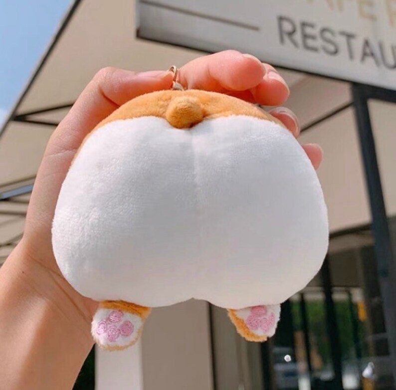 Corgi Butt Plush Keychain - Etsy