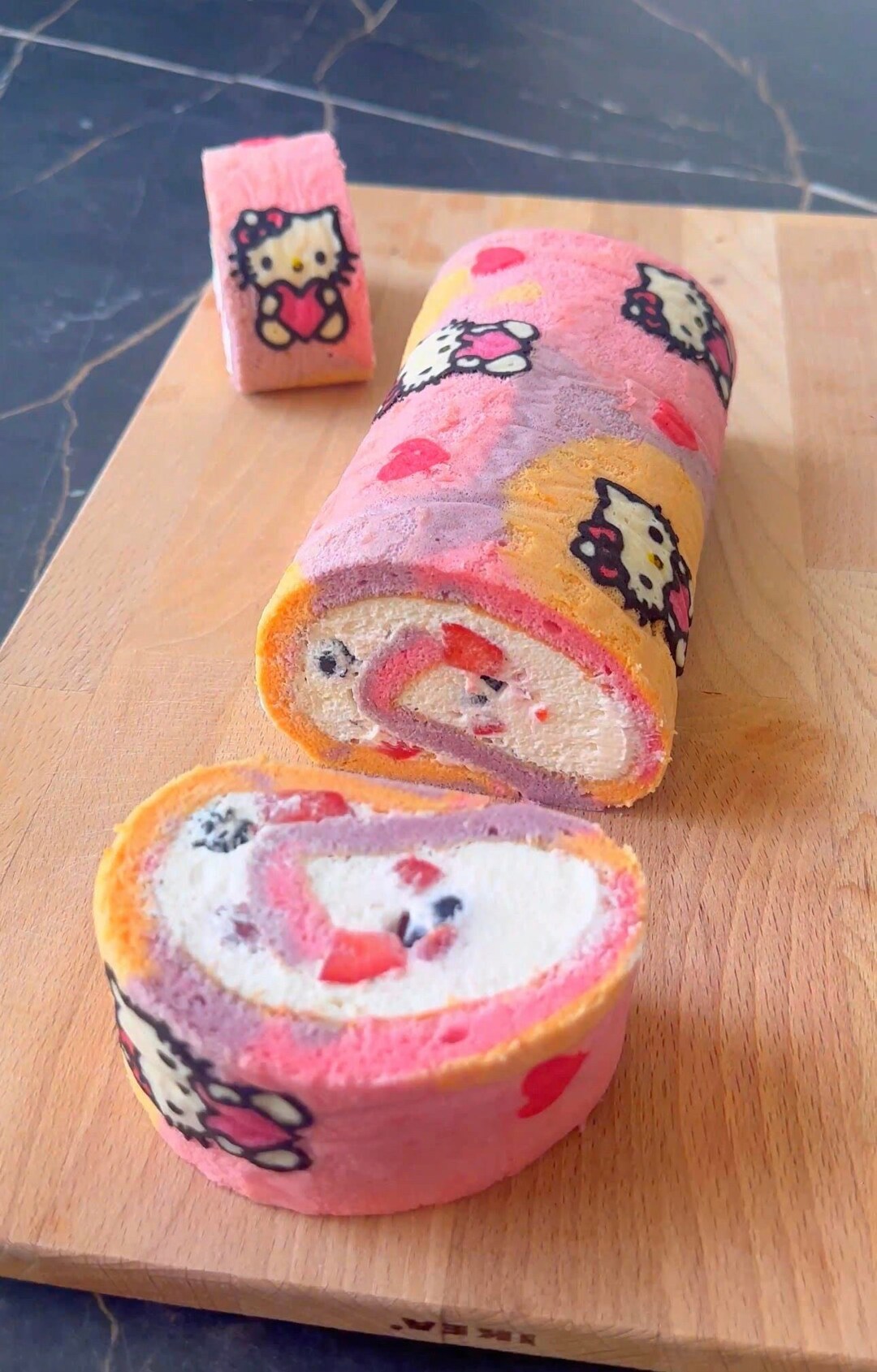 Valentine HK Digital Template for Swiss Roll Cakes - Etsy