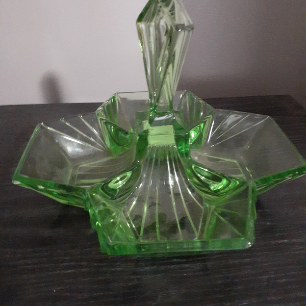 Green Indiana Glass - Etsy