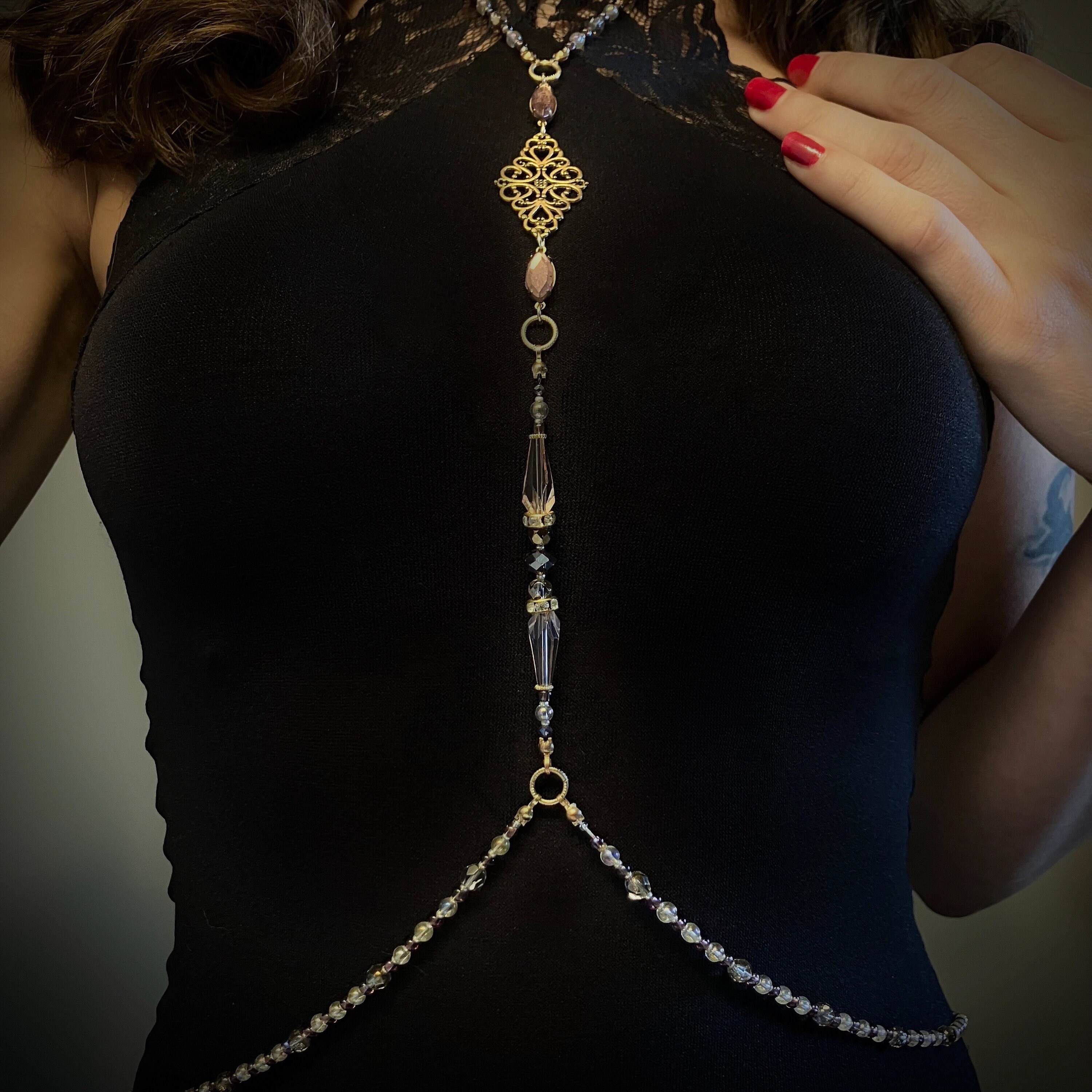 Handmade Beaded Body Chain Festival Fashion Bohemian Jewelry, Beach ...