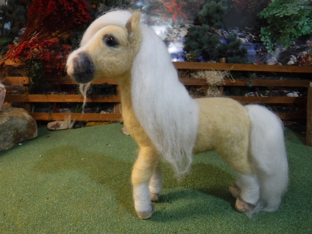 Needle Felted Felt Palomino Pony Miniature Horse - Etsy