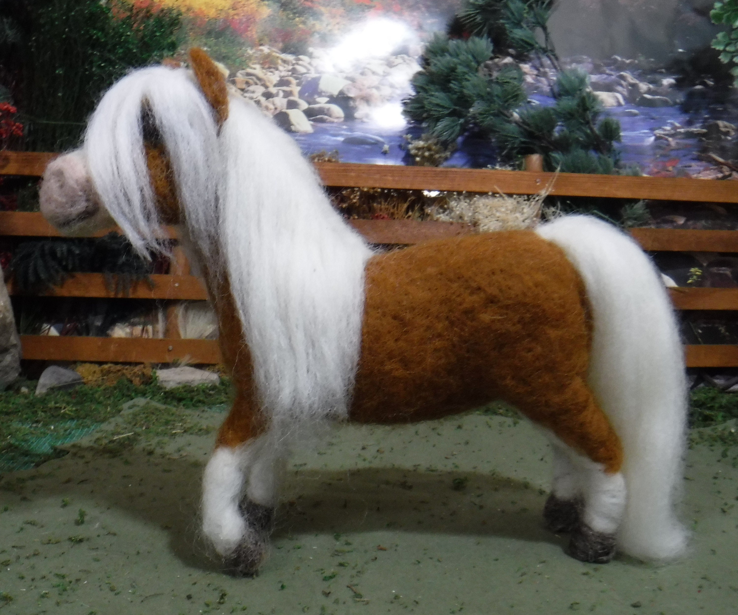 Needle Felted Pony Miniature Horse Felt - Etsy