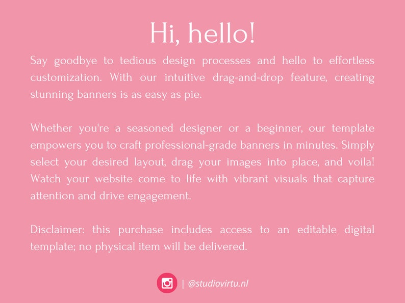 Small Webshop Banners 5 Customizable Small Web Banners for Shopify E ...