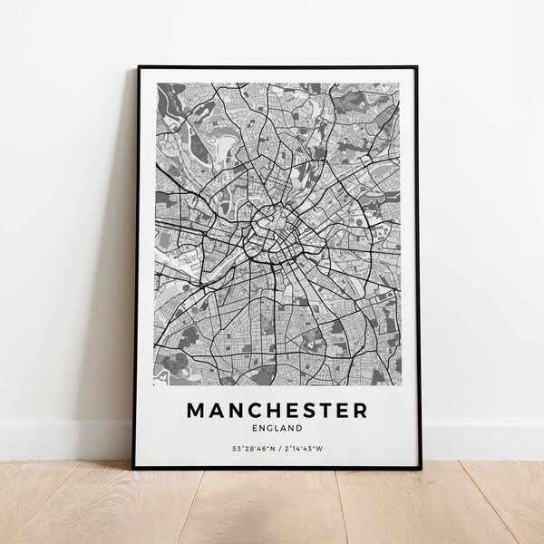 Manchester Print - Etsy UK