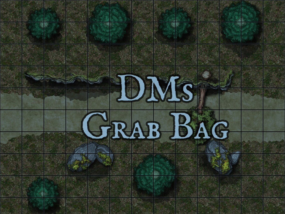 Roadside 1 Battle Map, Dnd Battle Map, D&D, Battlemap, Dungeons and ...