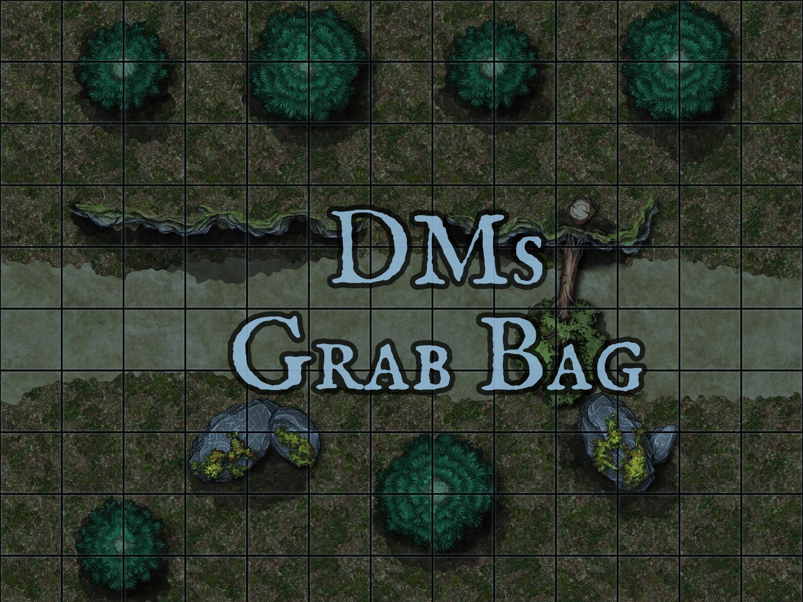 Roadside 1 Battle Map, Dnd Battle Map, D&D, Battlemap, Dungeons and ...