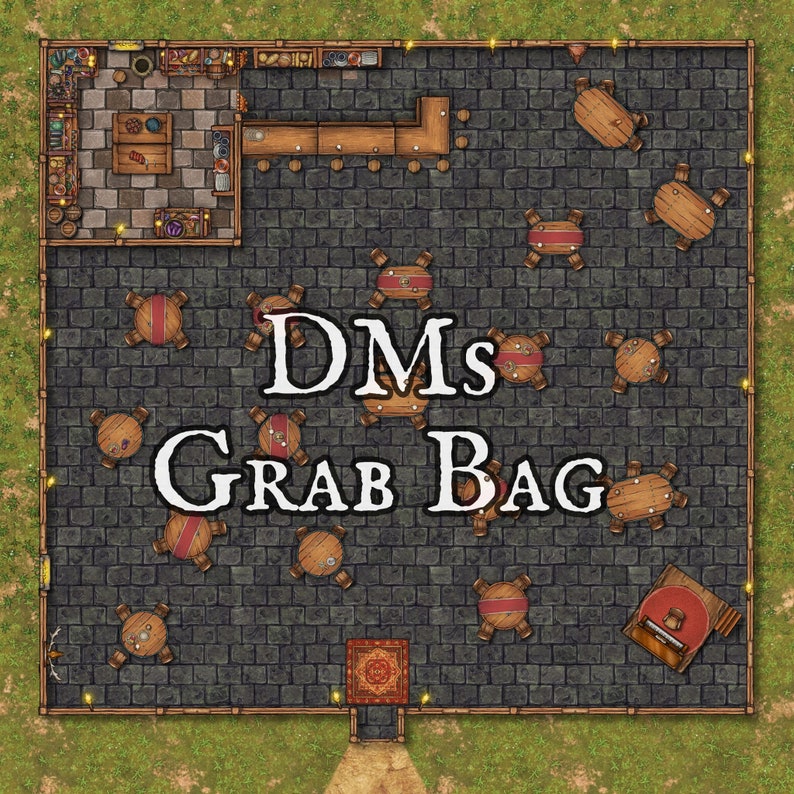 Tavern DnD Battle Map, D&D, Battlemap, Dungeons and Dragons, 5e, Roll20 ...