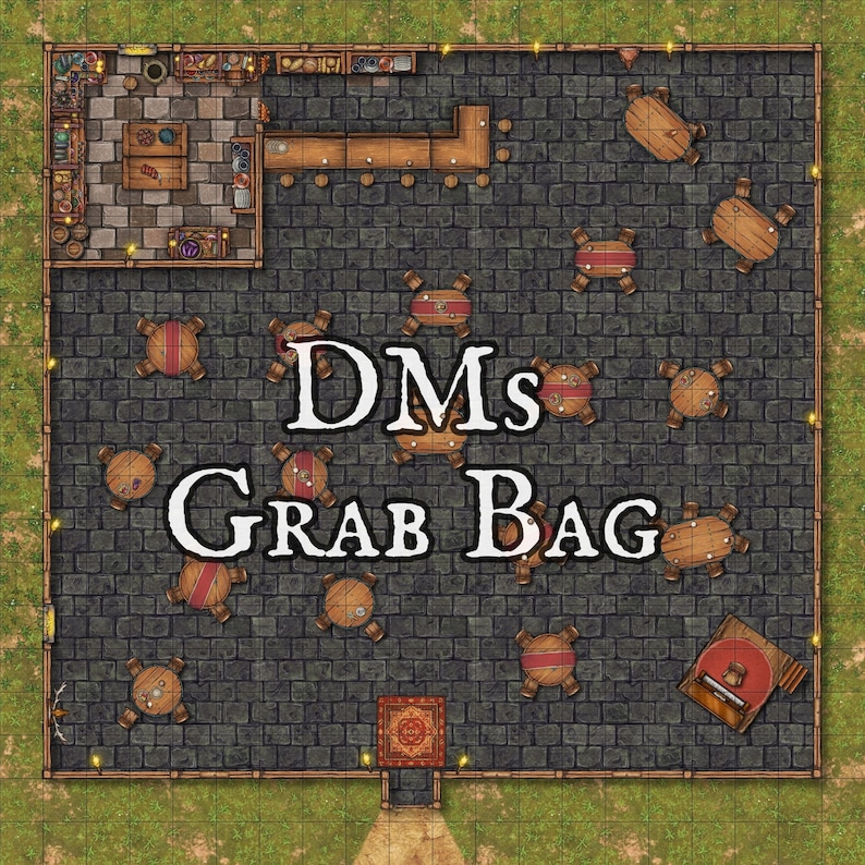 Tavern Dnd Battle Map, D&D, Battlemap, Dungeons and Dragons, 5e, Roll20 ...