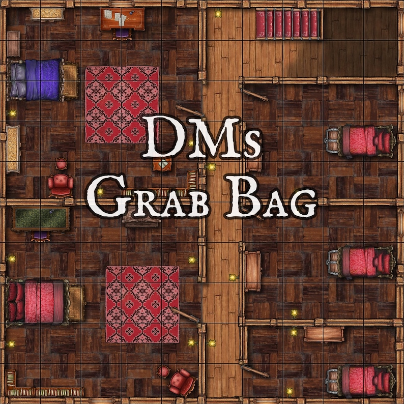 Manor Battle Maps With Grid: Dnd 5e Digital Battlemap (instant Download ...