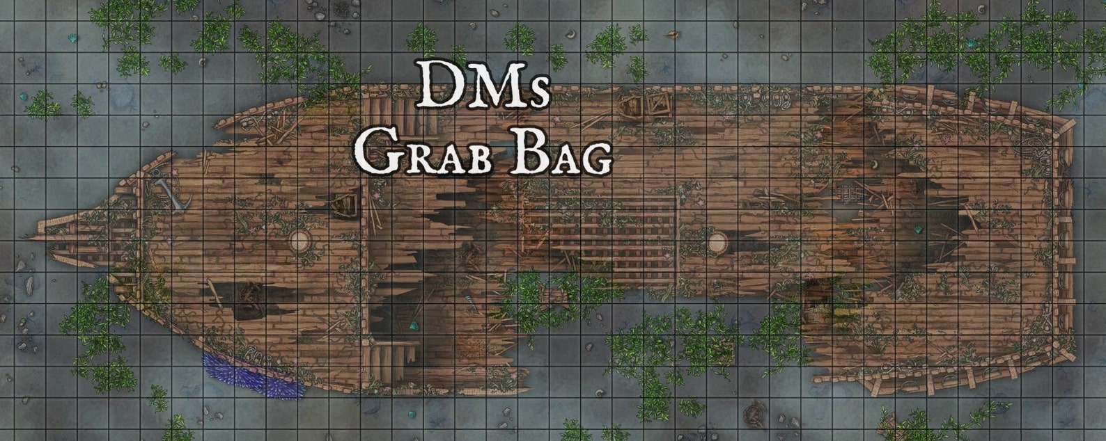 Sunken Ship Dnd Battle Map, D&D, Battlemap, Dungeons and Dragons, 5e ...