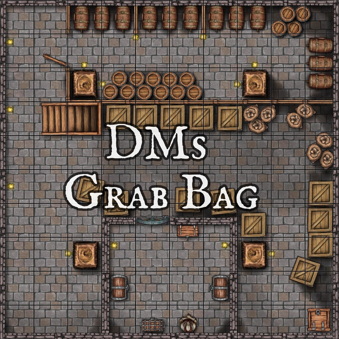 Manor Battle Maps With Grid: Dnd 5e Digital Battlemap (instant Download ...