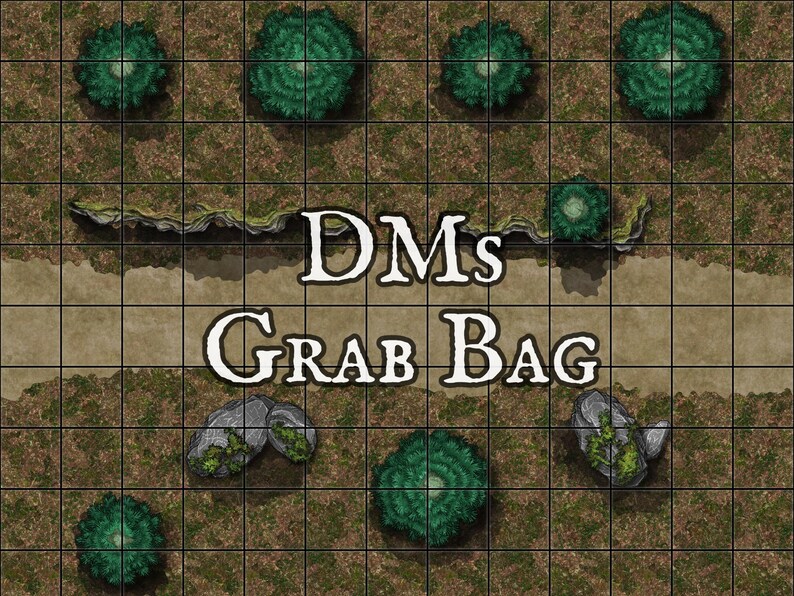 Roadside 1 Battle Map, Dnd Battle Map, D&D, Battlemap, Dungeons and ...