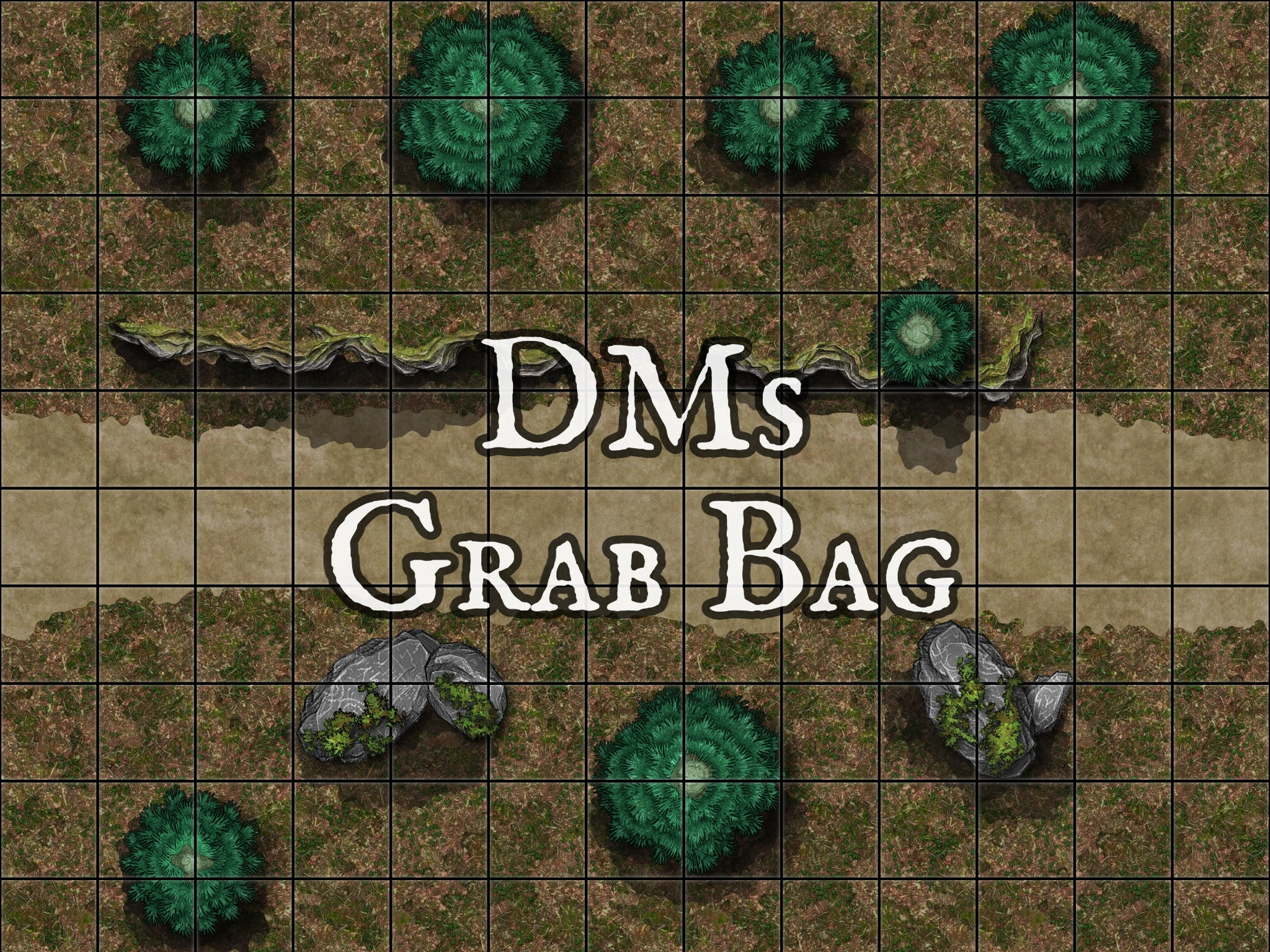 Roadside 1 Battle Map, Dnd Battle Map, D&D, Battlemap, Dungeons and ...