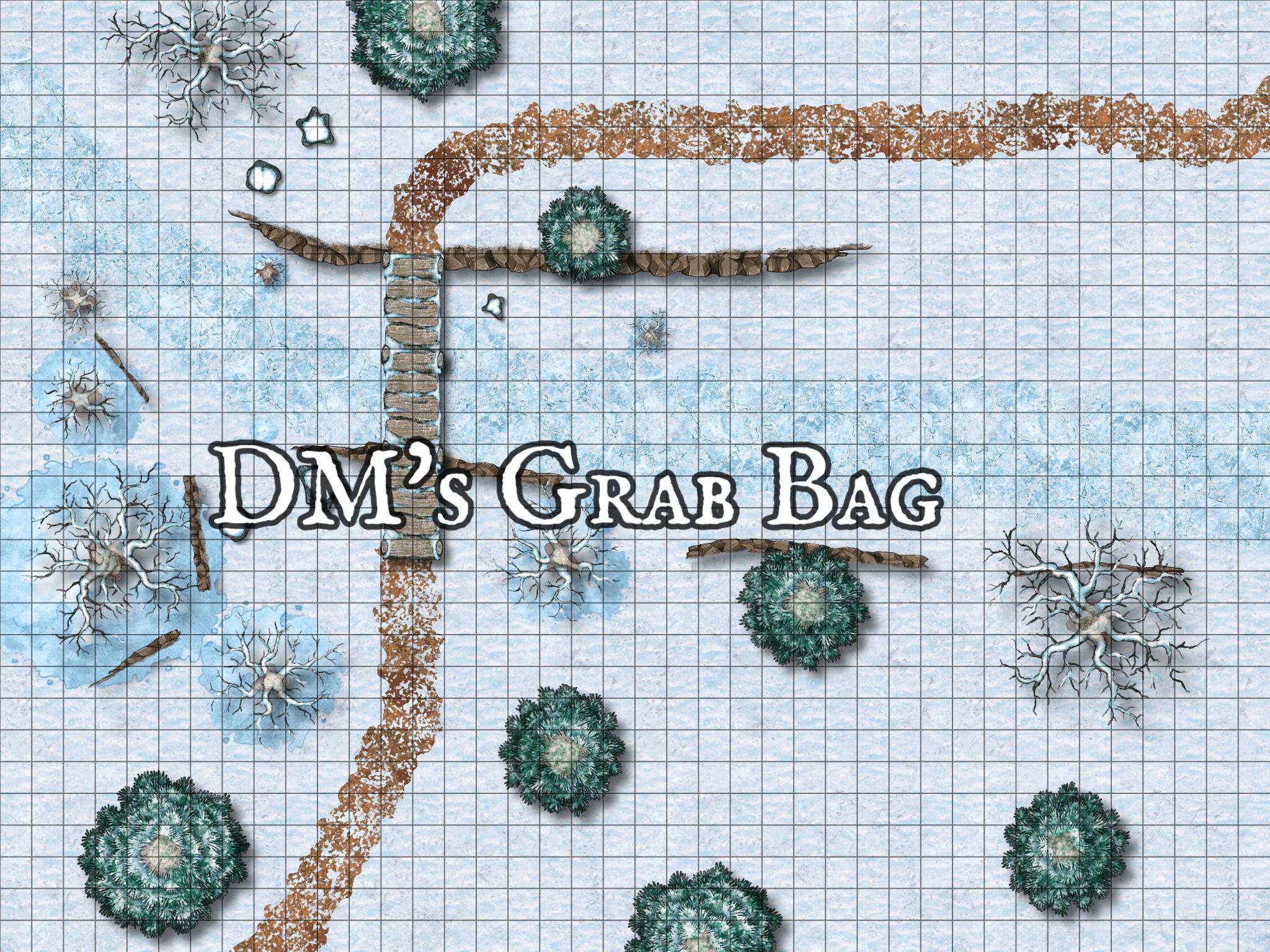 Tundra, Winter Road , Dnd Battle Map, D&D, Battlemap, Dungeons and ...