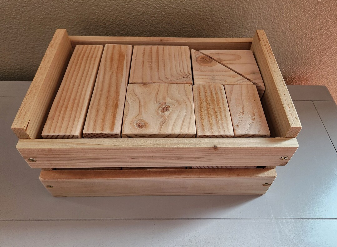 Large Wood Building Blocks, Kids Sensory Toys - Etsy