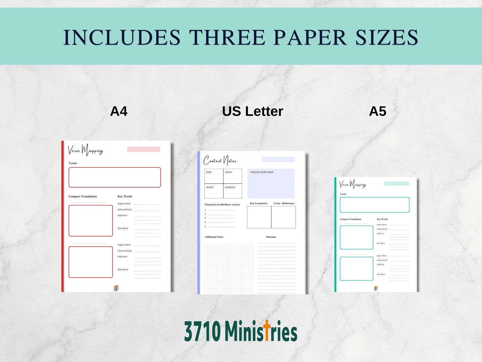 Bible Verse Mapping Printable, Verse Study Template Digital Bible Study ...