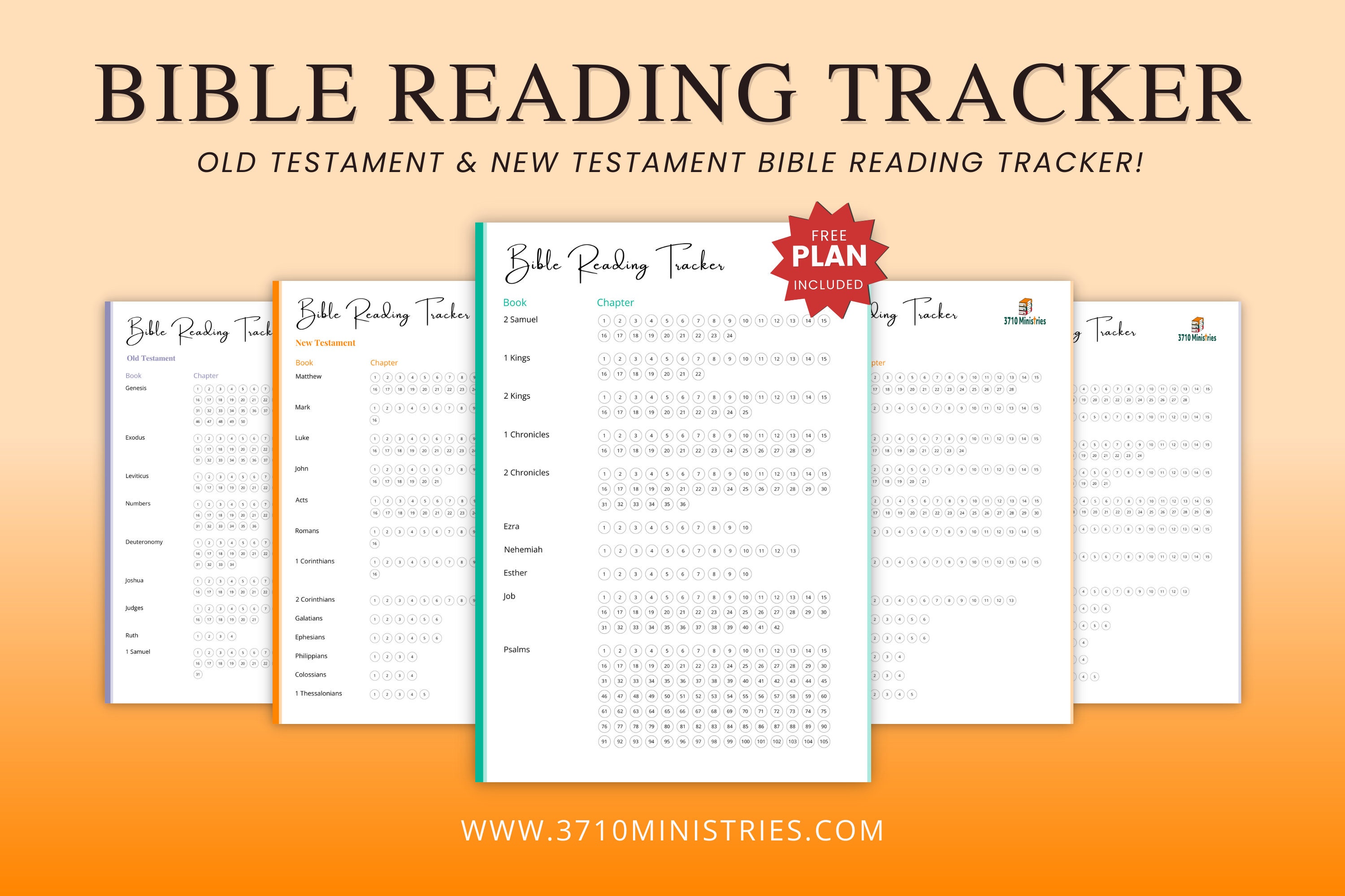 Bible Reading Tracker Printable Scripture Reading Log - Etsy