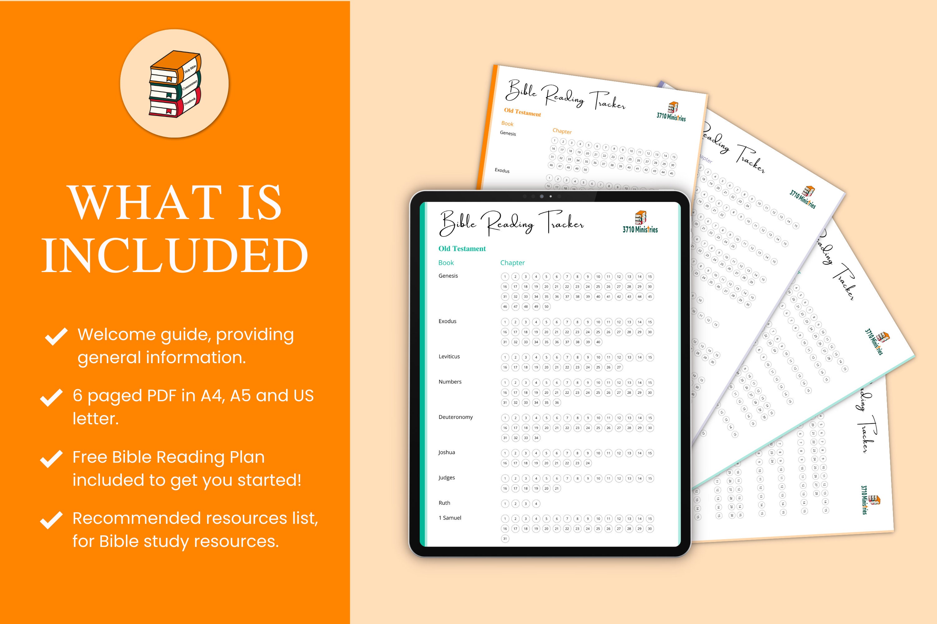 Bible Reading Tracker Printable Scripture Reading Log - Etsy