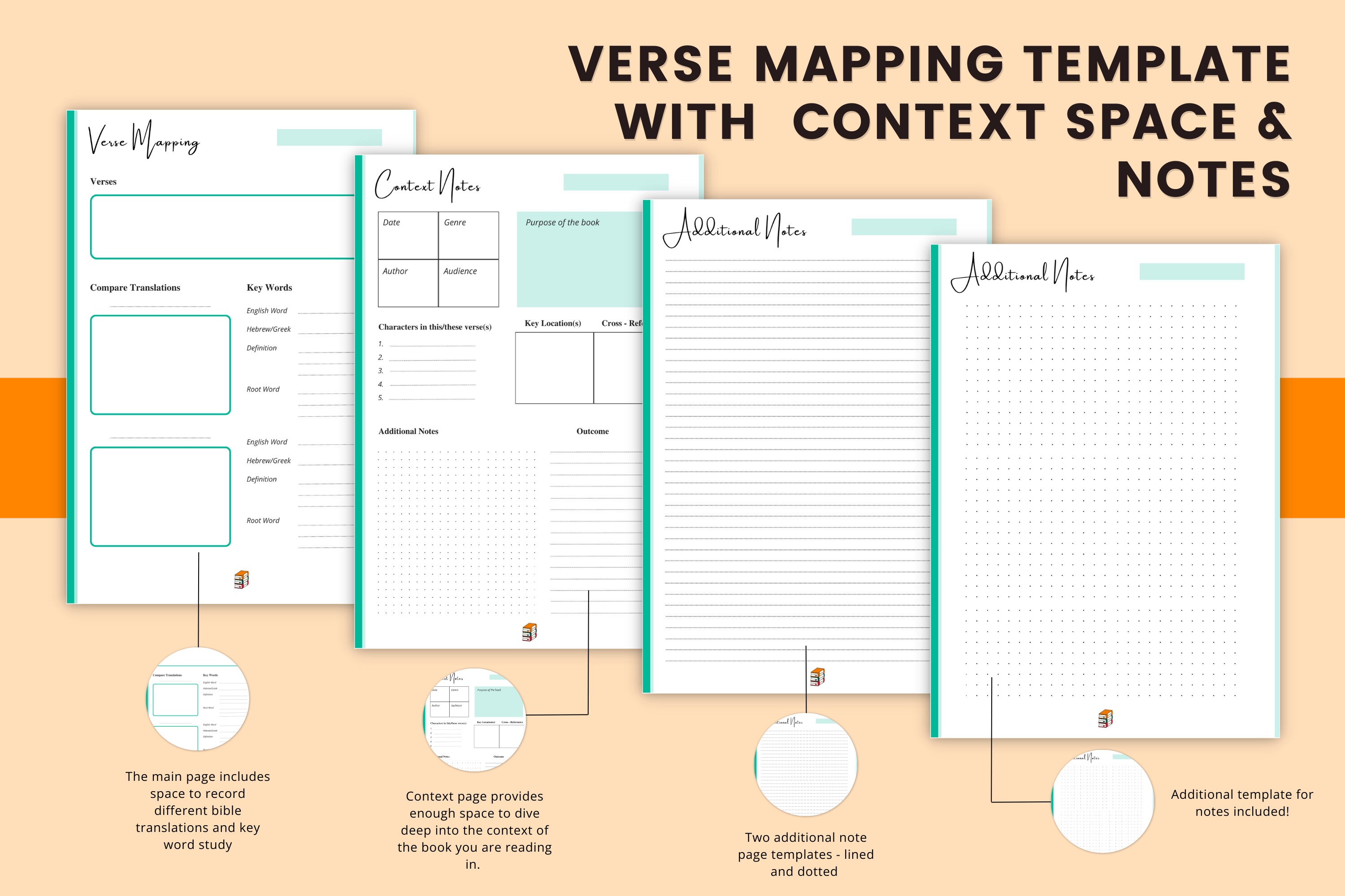 Bible Verse Mapping Printable Verse Study Template Digital - Etsy