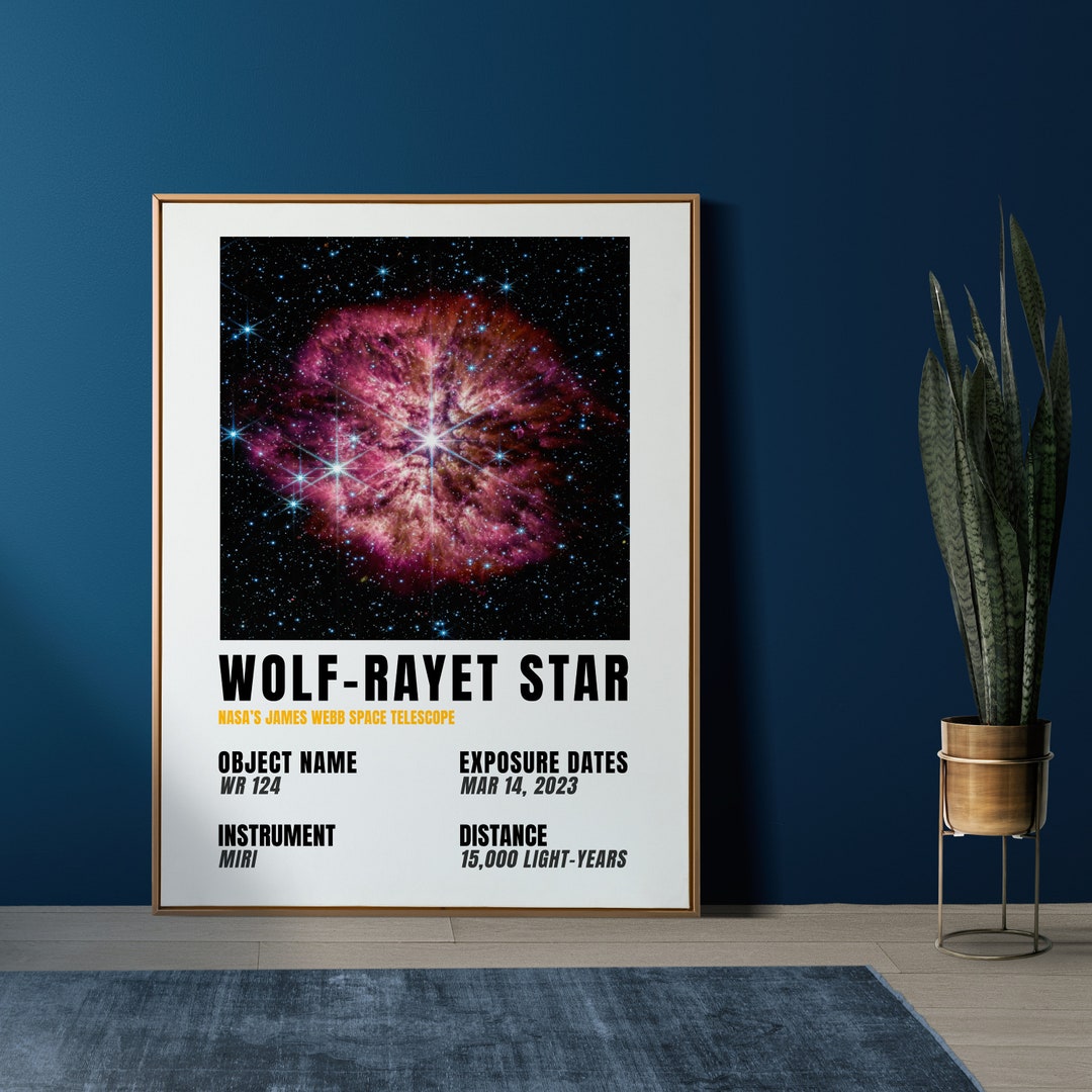 NASA Wolf-rayet Star Supernova Wall Art, Wall Art Prints, Printable ...