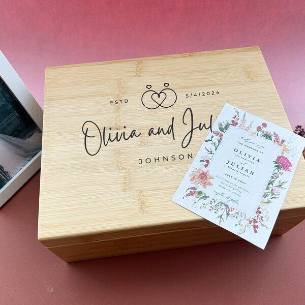 Wedding Keepsake Box - Etsy