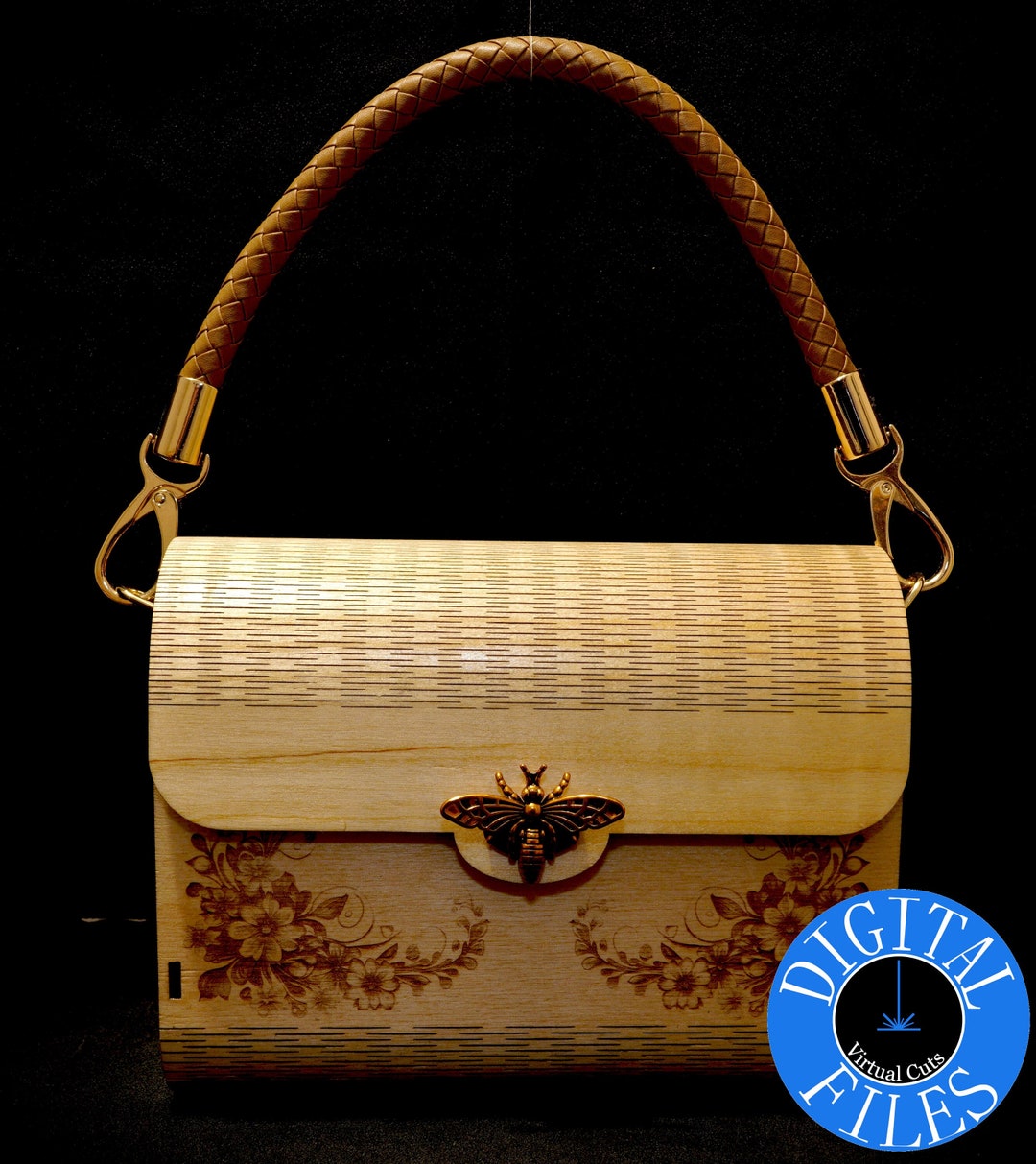 Wooden Clutch Bag SVG: Laser Cut Purse Project (digital Files) - Etsy
