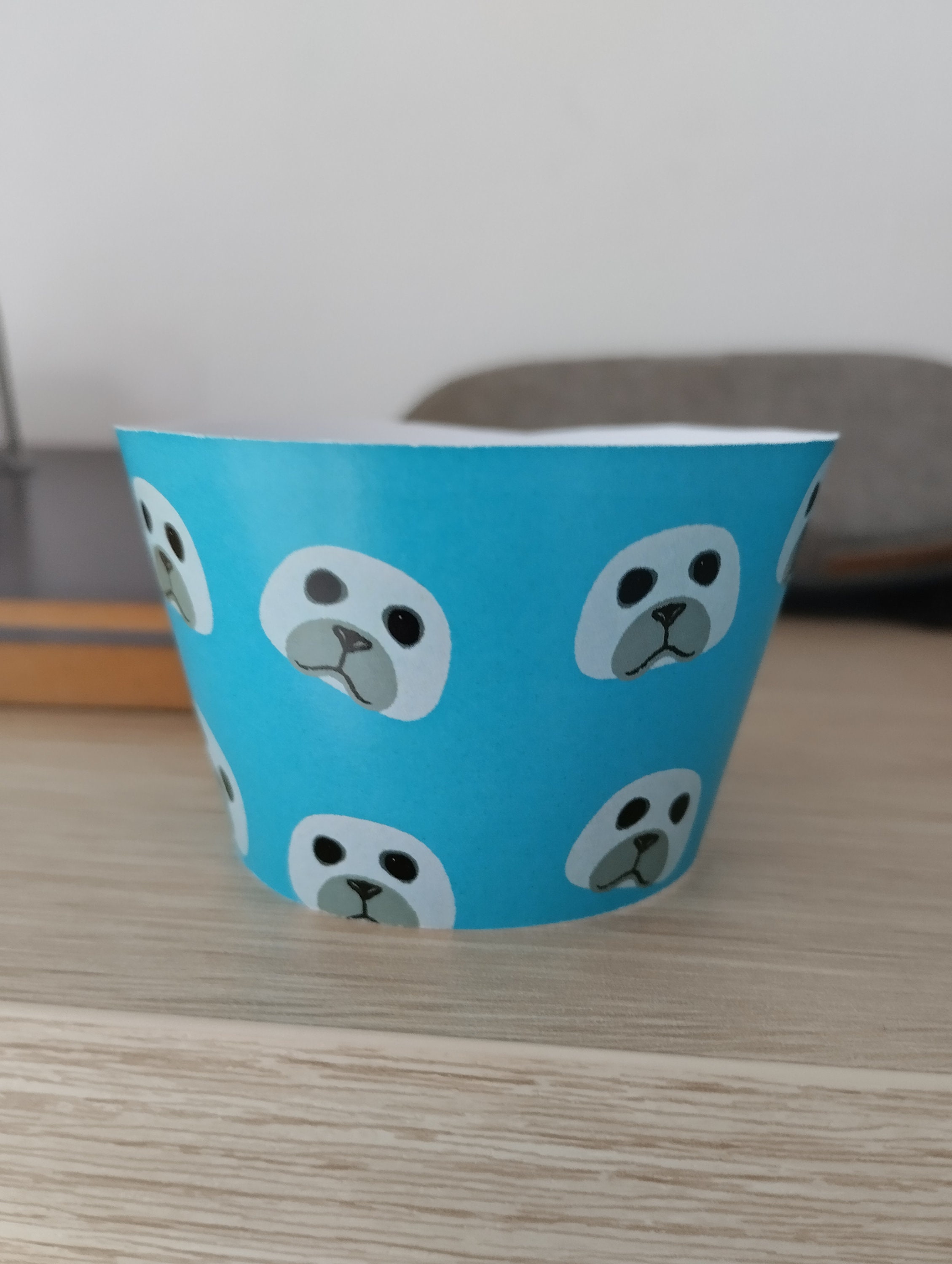 Seal Cupcake Wrappers - PRINTABLE Cupcake Wrappers, Cute Dessert Idea ...