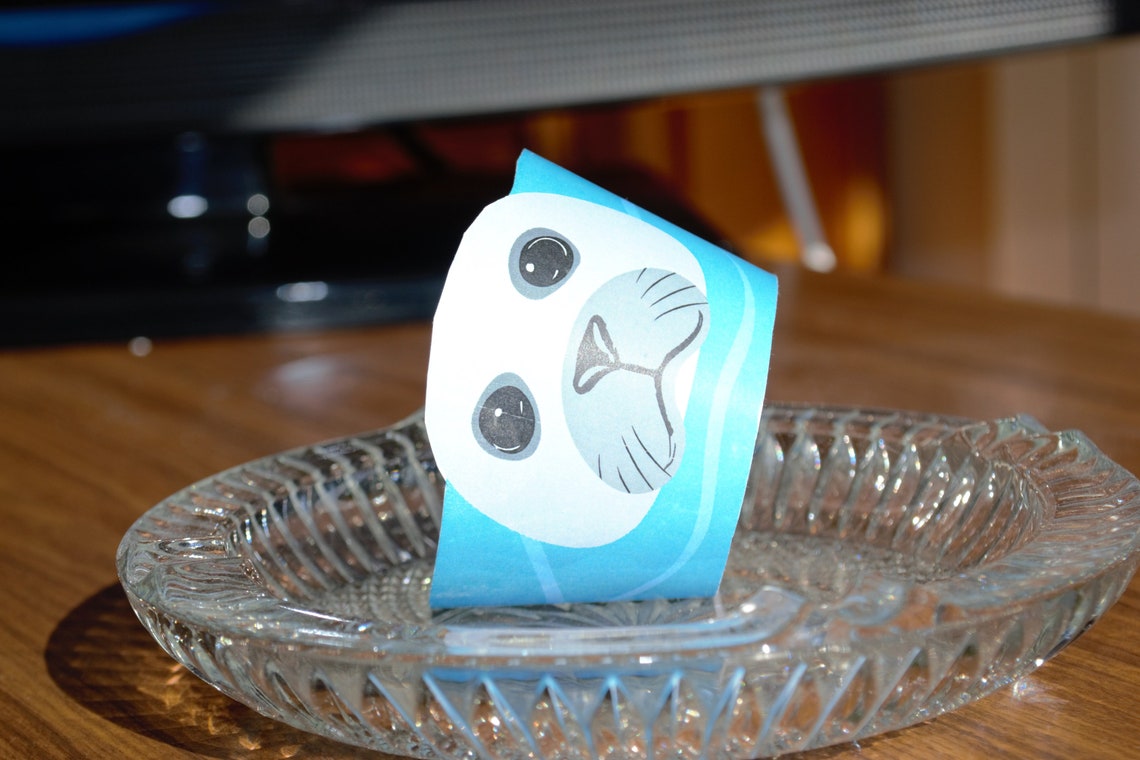 Seal Cupcake Wrappers PRINTABLE Cupcake Wrappers Cute - Etsy