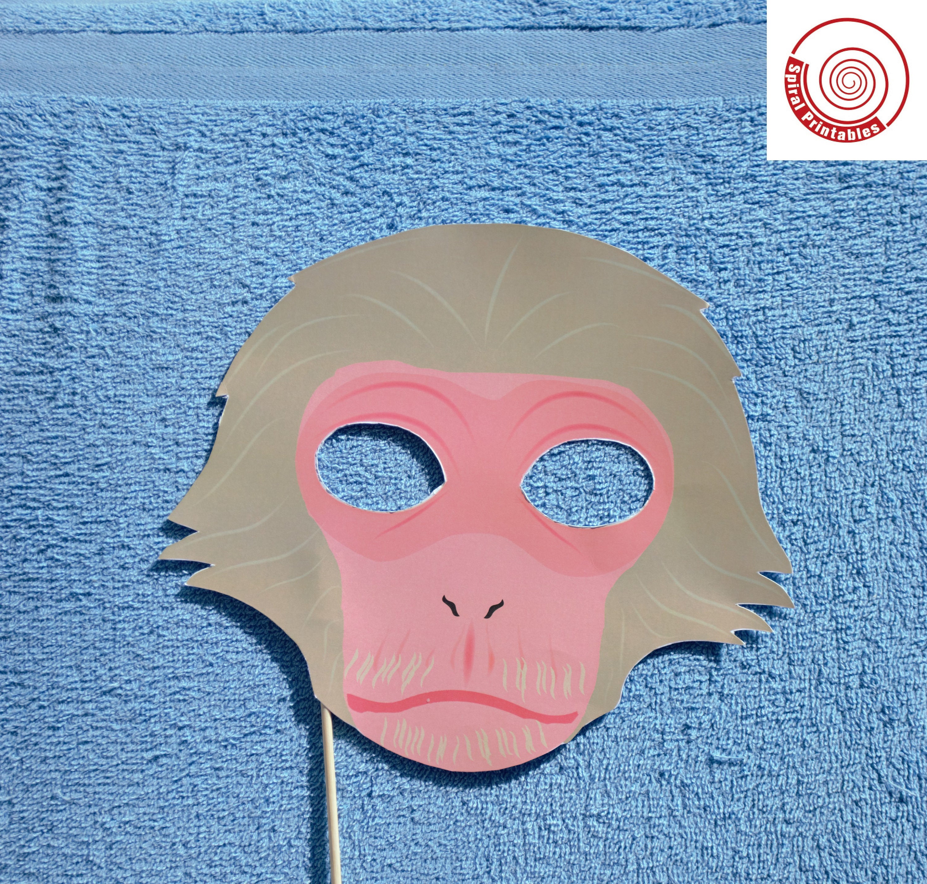 Ape mask Female mask Japanese masks Asian mask Macaque Masquerade party ...